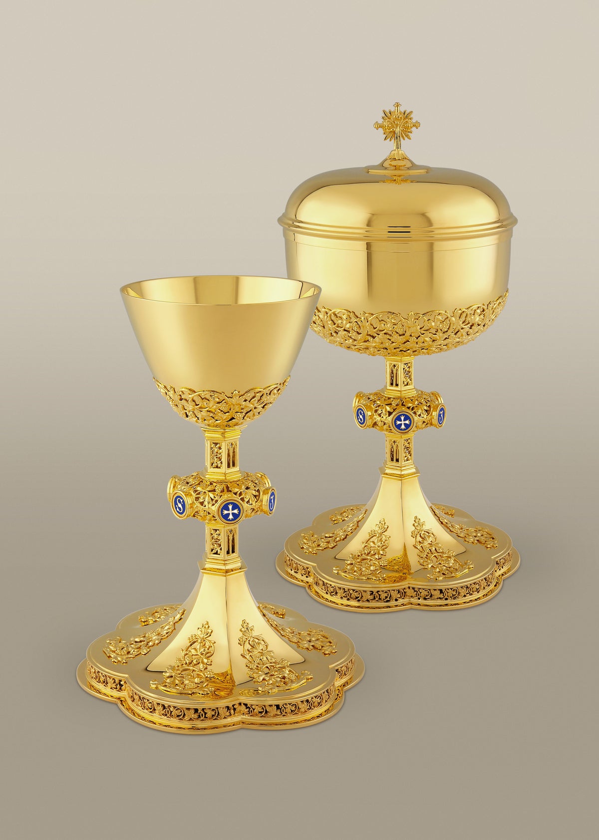 Neo-Gothic Chalice and Paten — Matthew F. Sheehan