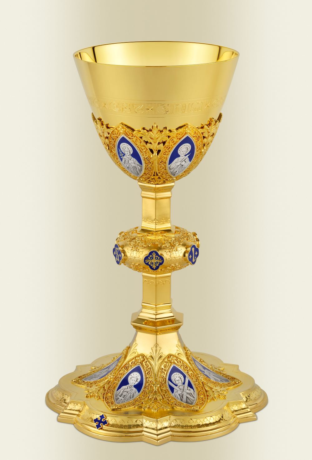 Neo-Gothic Chalice & Paten — Matthew F. Sheehan