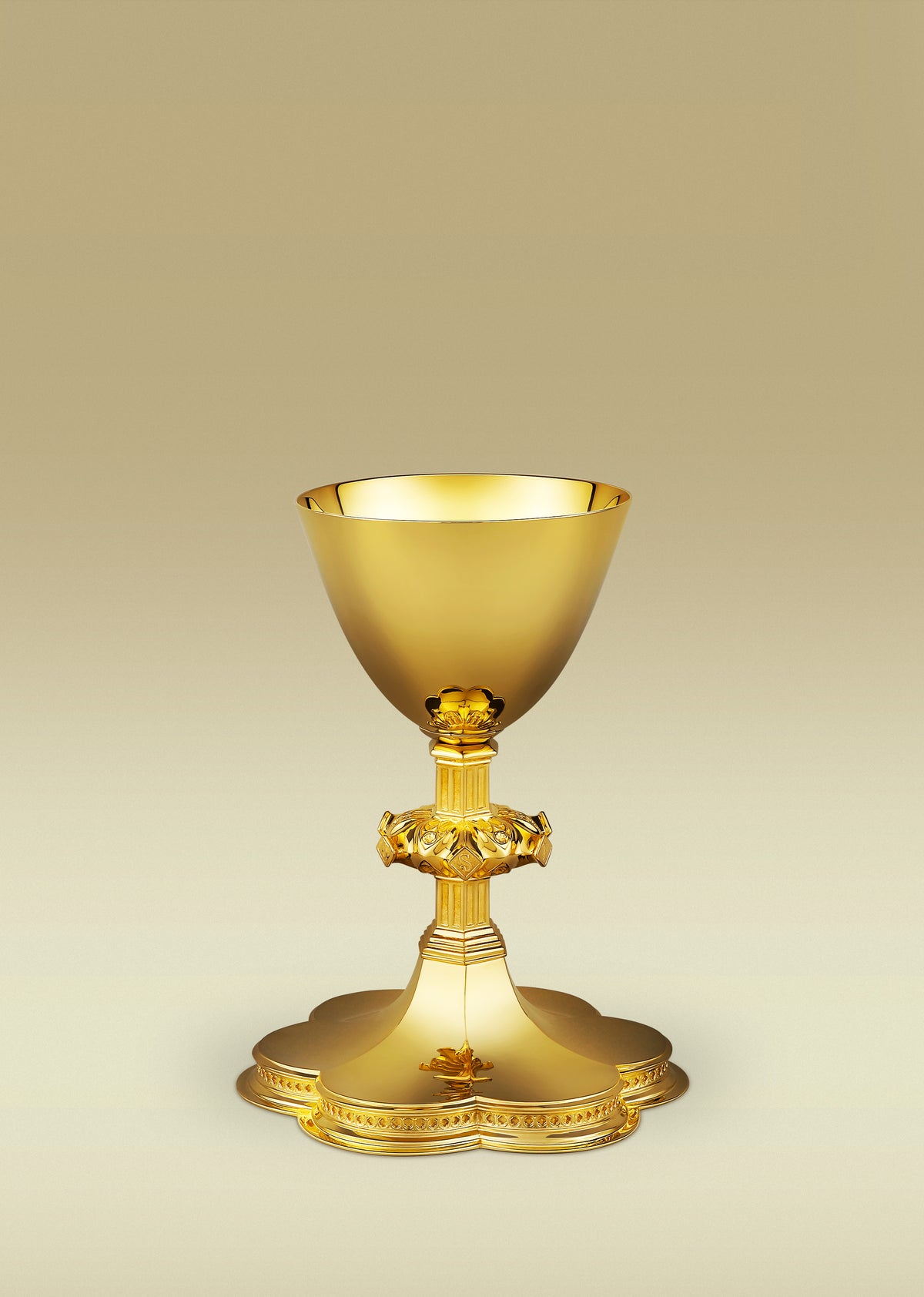 Neo-Gothic Chalice & Paten — Matthew F. Sheehan