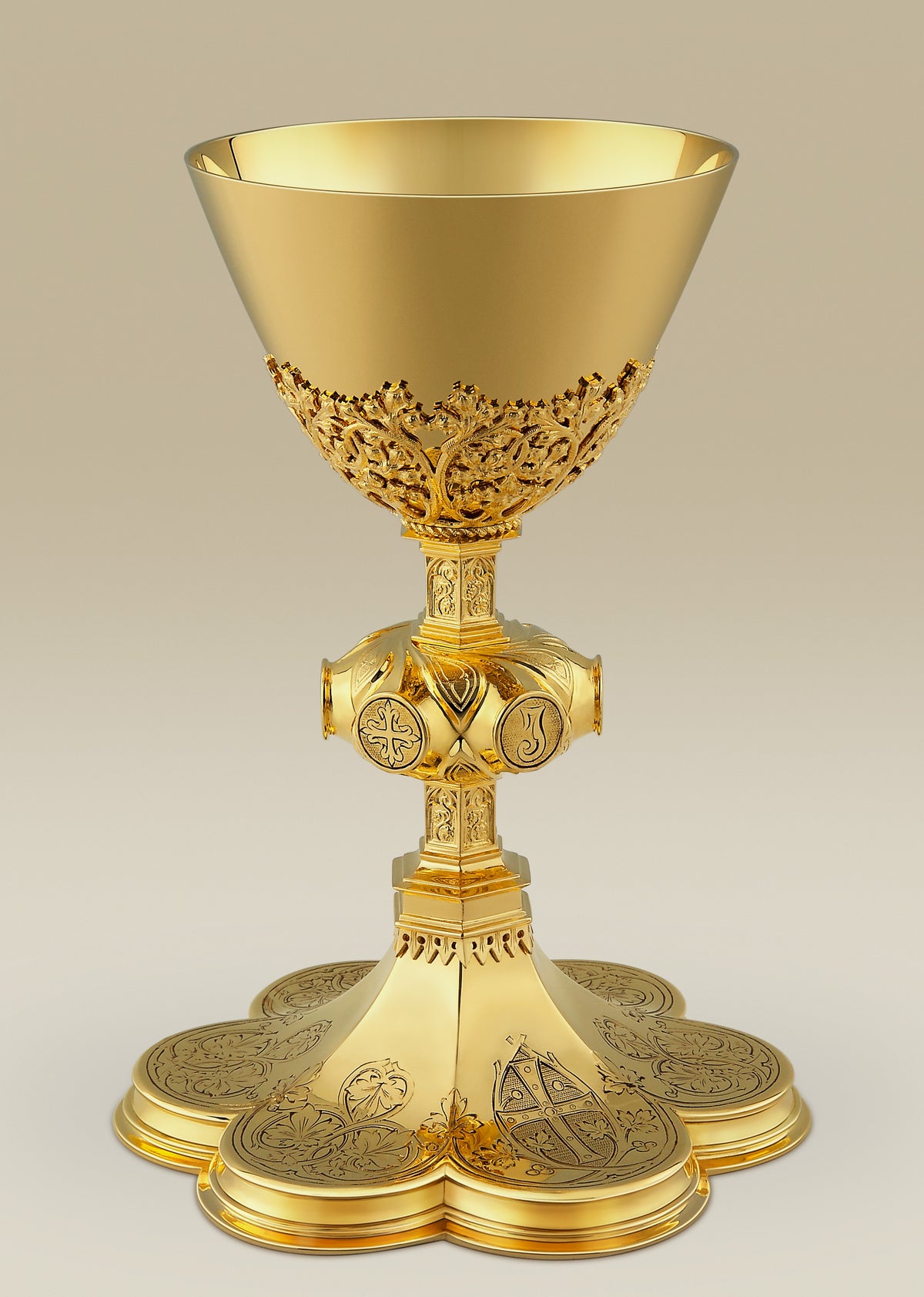 Neo-Gothic Chalice & Paten — Matthew F. Sheehan