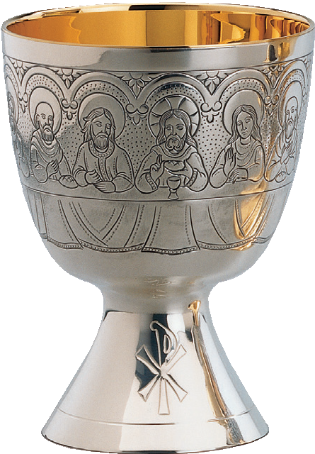 Hand Engraved Last Supper Chalice and Paten — Matthew F. Sheehan