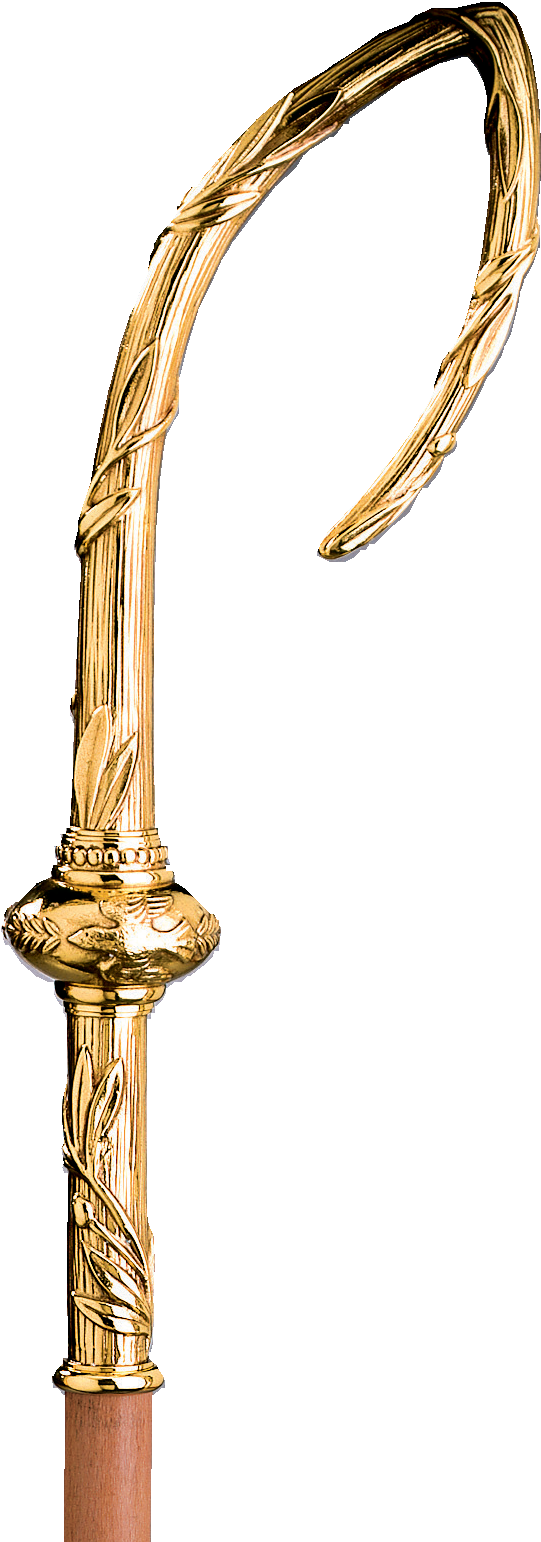 Olive Frown & Dove Design Peace Symbol Crozier — Matthew F. Sheehan