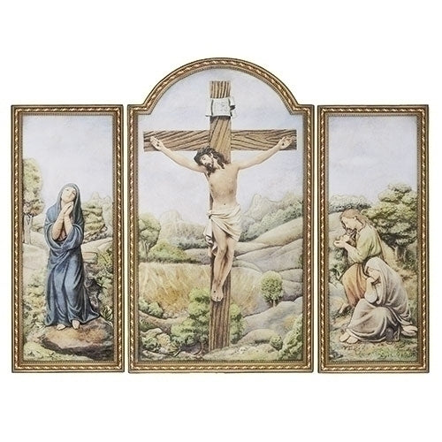 CRUCIFIXION TRIPTYCH PANEL — Matthew F. Sheehan