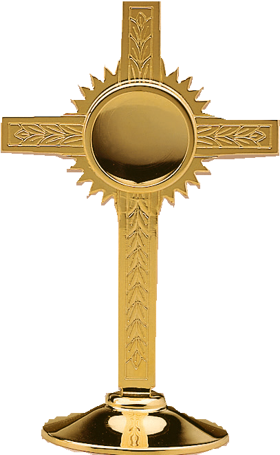 Simple Sunburst Reliquary - High-Polish Gold Plate Finish — Matthew F ...