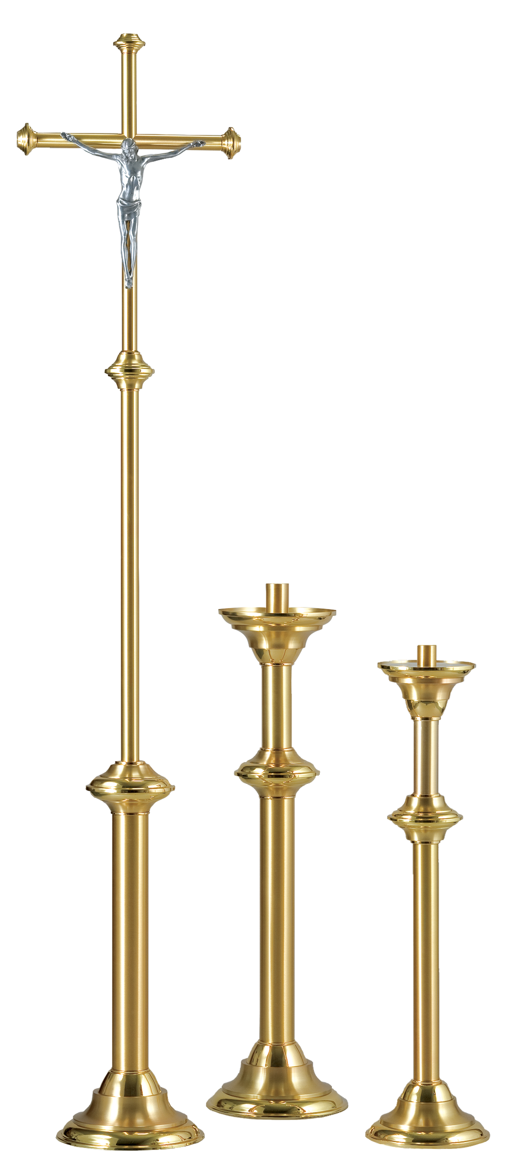 Brass Processional Candlesticks - Pair — Matthew F. Sheehan