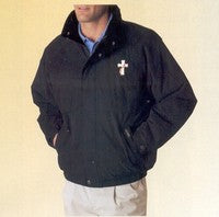 Weatherproof Fleece-Lined Microfiber Jacket — Matthew F. Sheehan