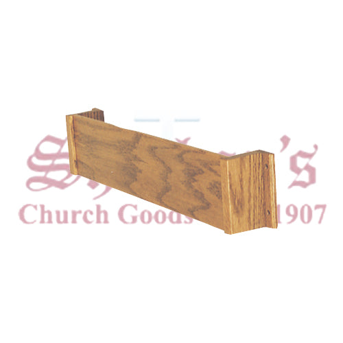 Solid Wood Hymn Book Rack — Matthew F. Sheehan