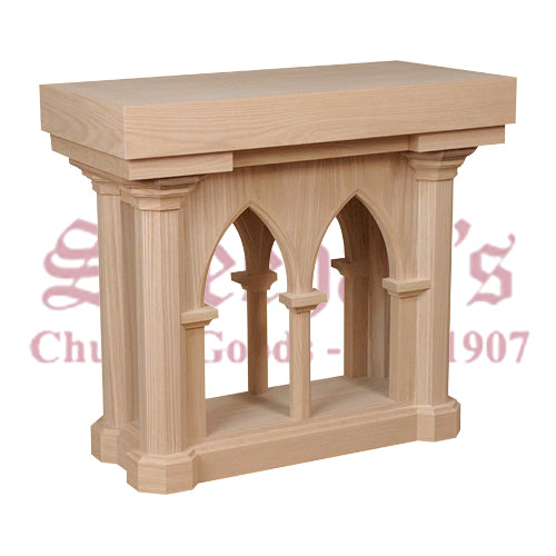 Credence Table With Solid Oak Frame — Matthew F. Sheehan