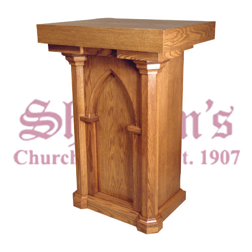 Tabernacle Stand with Gothic Style Arch — Matthew F. Sheehan
