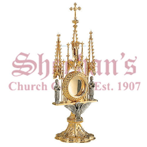 Gothic Reliquary With Holy Spirit & Two Custodian Angels — Matthew F ...